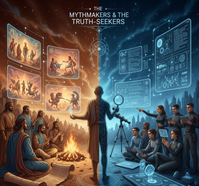 Mythmakers & Truth-Seekers: How We Build Our Realities 📜🔍