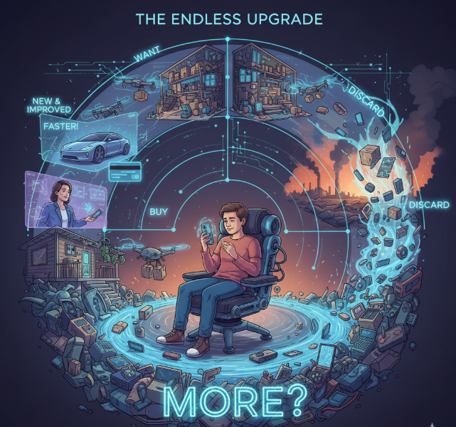 The Endless Upgrade: Comfort, Convenience & Its Cost 🚀📱