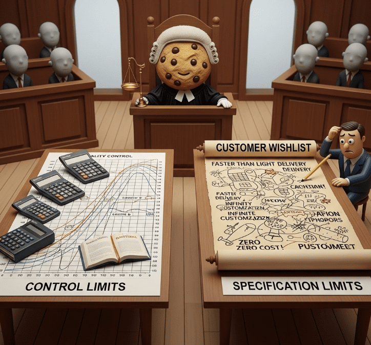 Control vs Specification Limits ⚖️ | Six Sigma Made Easy for Freshers